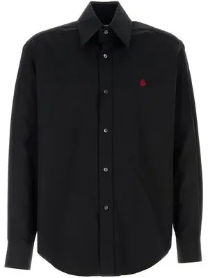 Alexander McQueen Embroidered Logo Shirt