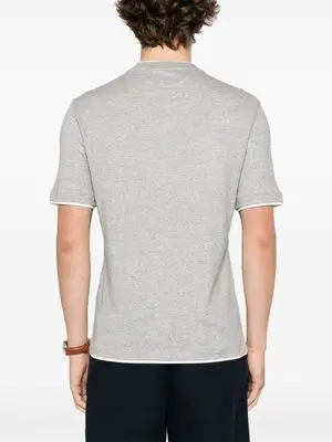 Brunello Cucinelli Mélange-effect T-shirt