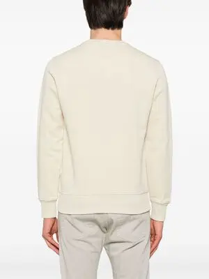 Gant Shield-motif Crew-neck Sweatshirt - Neutrals