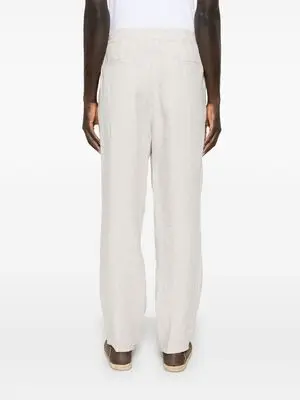 Brunello Cucinelli Linen Trousers - Neutrals