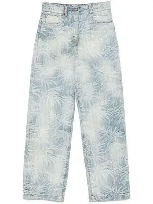 Palm Angels Belted Jeans For Women