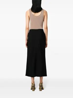 Ami A-line Midi Skirt