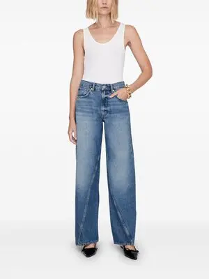 ANINE BING Brie Wide-leg Jeans