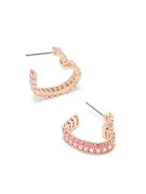 SWAROVSKI Matrix Hoop Earrings - Gold