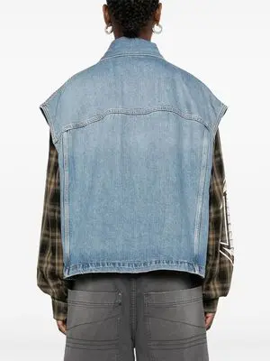 HAIKURE Denim Gilet - Blue