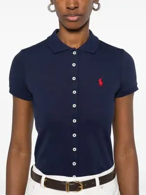 Polo Ralph Lauren Pony-embroidered Polo Shirt - Blue
