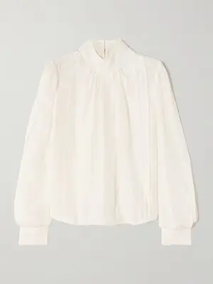 Thierry Colson Ruffle Blouses