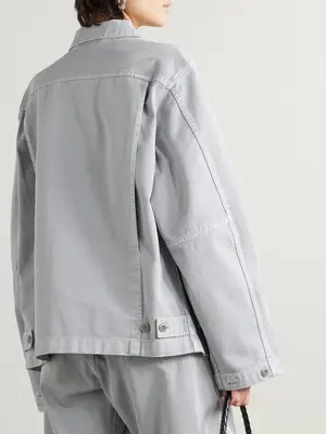 LEMAIRE Oversized Denim Chore Jacket - Blue