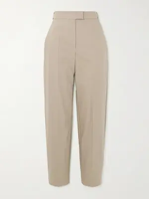Brunello Cucinelli Cotton-blend Twill Tapered Pants