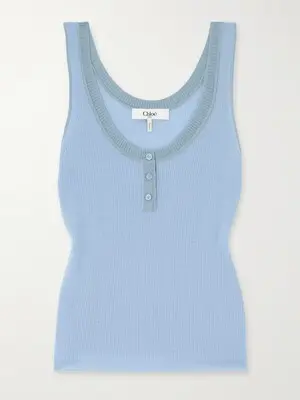 Chloé Ribbed Wool Tank
