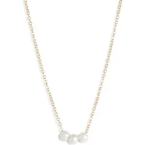 SET & STONES Caroline Genuine Freshwater Pearl Necklace - Gold