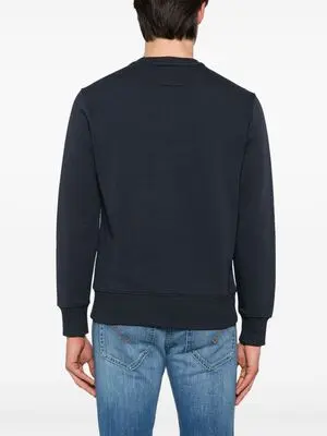 Gant Shield-motif Crewneck Sweatshirt - Blue