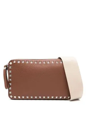 Valentino Garavani Rockstud Crossbody Bag - Brown