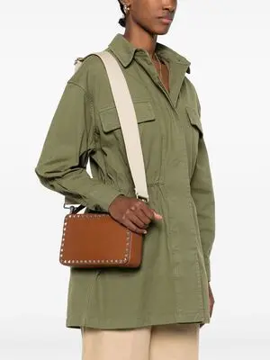 Valentino Garavani Rockstud Crossbody Bag - Brown