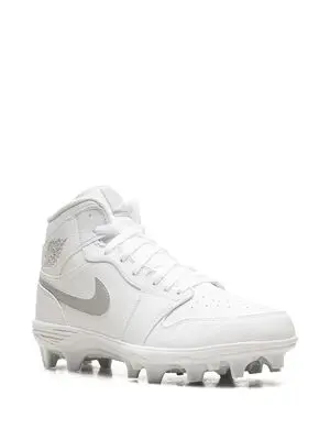 JORDAN 1 Mid Cleats - White