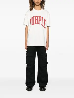 PURPLE BRAND Double Pocket Cargo - Black