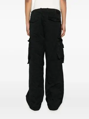 PURPLE BRAND Double Pocket Cargo - Black