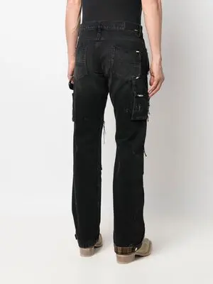 Amiri Plaid Carpenter Pants