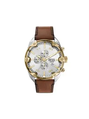 DIESEL® 49mm Chronograph Watch - Silver