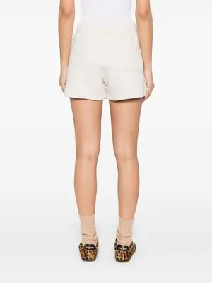 AUTRY Embroidered Logo Shorts - Grey