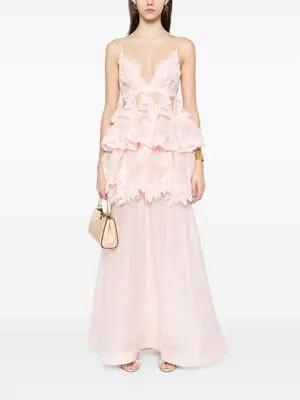 Zimmermann Tiered Lace Maxi Dress