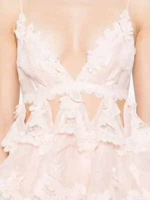 Zimmermann Tiered Lace Maxi Dress