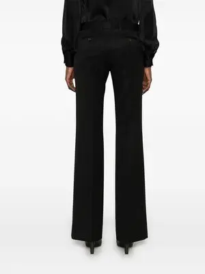 TOM FORD Wool Tailored Trousers - Black