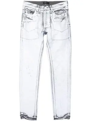 PURPLE BRAND Overdye Foil Denim