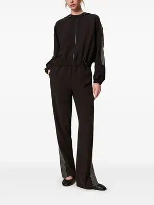 TWINSET Embroidered Crêpe Track Pants