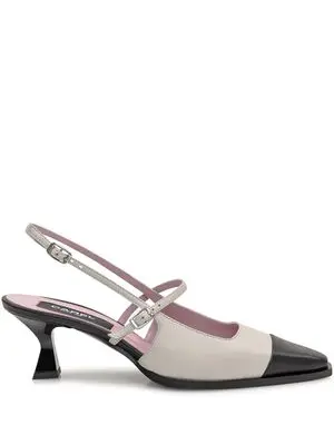 CAREL 50mm Cecile Slingback Pumps - Neutrals