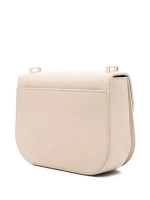FERRAGAMO Double Gancini Cross Body Bag - Neutrals