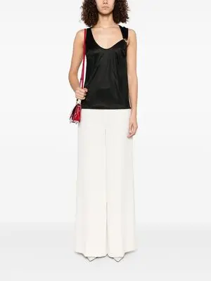 TWINSET Crepe Palazzo Pants - Neutrals