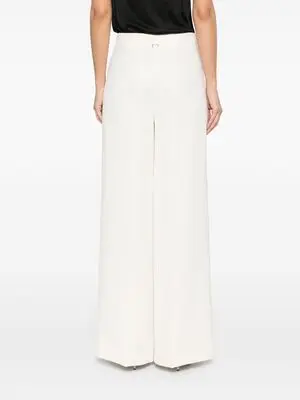 TWINSET Crepe Palazzo Pants - Neutrals