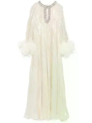 Self-portrait Feathered Evening Dresses