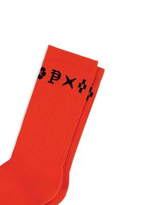 PURPLE BRAND Monogram Crew Socks