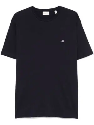 Gant Shield-motif Short-sleeve T-shirt - Blue