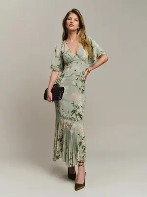 REFORMATION Salvia Maxi Dress
