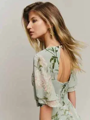 REFORMATION Salvia Maxi Dress