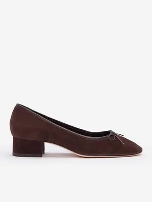 REFORMATION Terry Ballet Pump - Brown