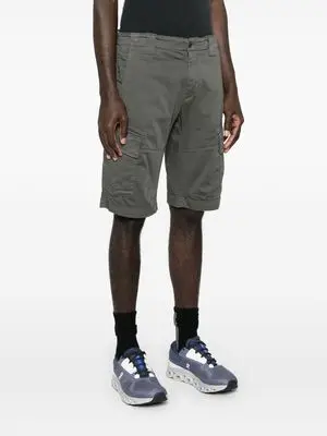 C.P. COMPANY Satin Cargo Shorts - Grey