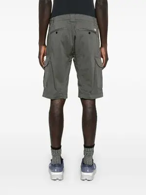C.P. COMPANY Satin Cargo Shorts - Grey