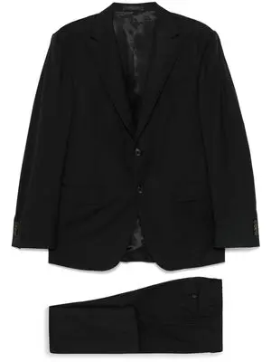 Corneliani Single-breasted Suit - Black