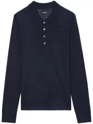 Zadig&Voltaire Dimi Cashmere Polo Shirt