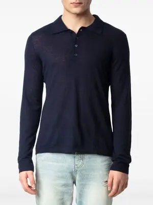 Zadig&Voltaire Dimi Cashmere Polo Shirt