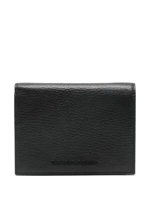 Emporio Armani Logo-lettering Wallet - Black