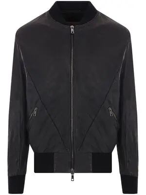 GIORGIO BRATO Zip-up Leather Jacket