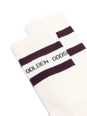 GOLDEN GOOSE Distressed-finish Socks