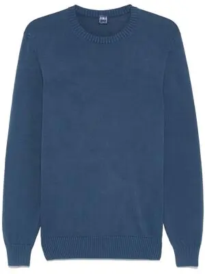 Fedeli Organic-cotton Sweater - Blue