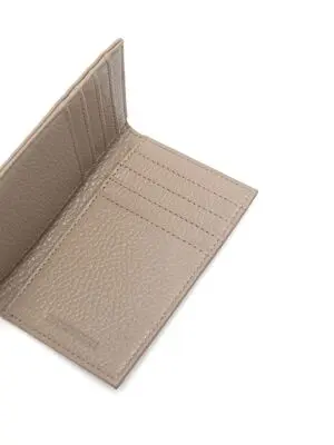 Emporio Armani Logo-lettering Wallet - Neutrals