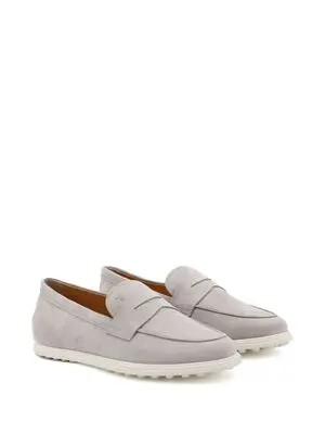 TOD'S Suede Loafers - Grey